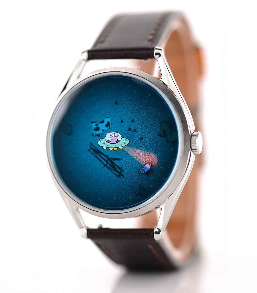 Beam me up! mechanical | UFO watch | Xavier Broche X Mr Jones Watches