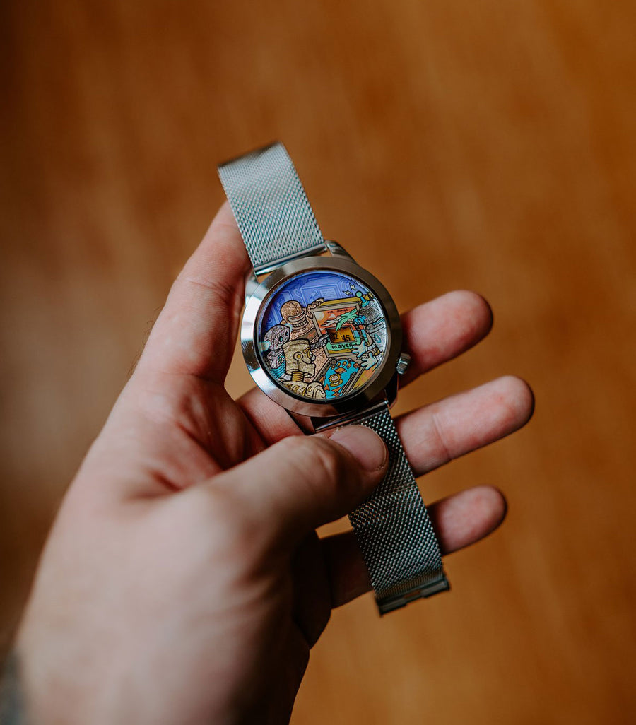 Ricochet XL | 45mm | Pinball inspired watch | Ryan Claytor X Mr Jones ...