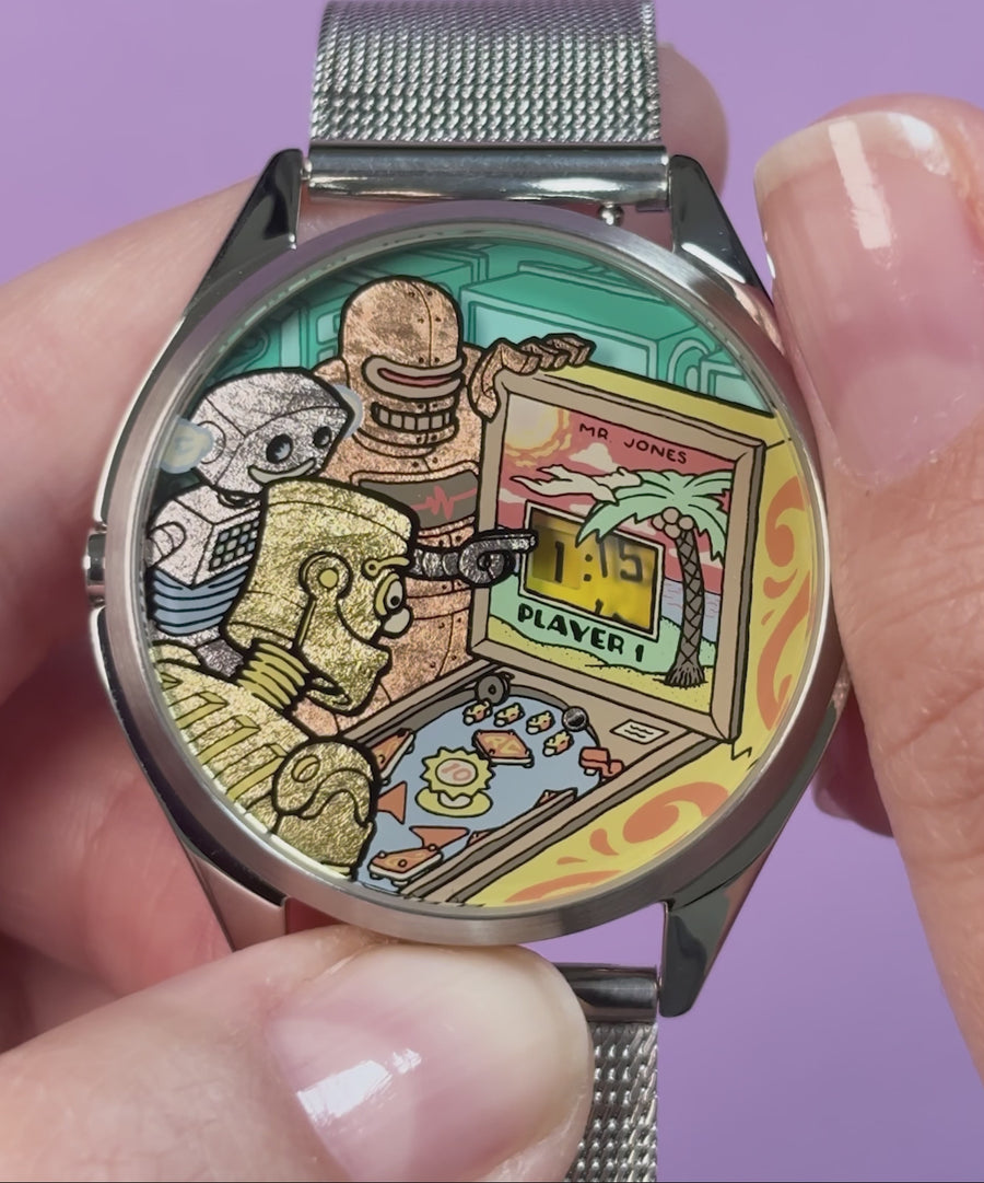 Ricochet | Pinball inspired watch | Ryan Claytor X Mr Jones Watches