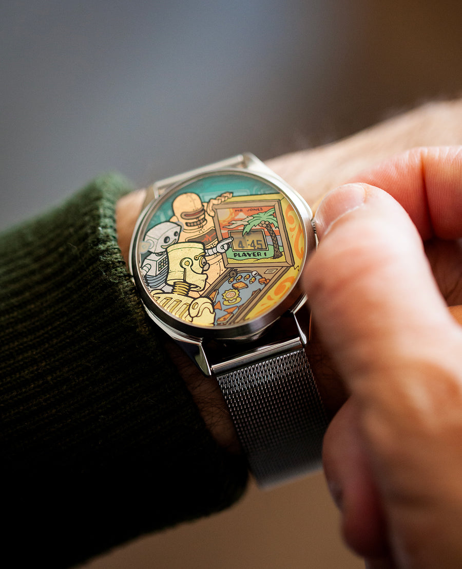 Ricochet | Pinball inspired watch | Ryan Claytor X Mr Jones Watches