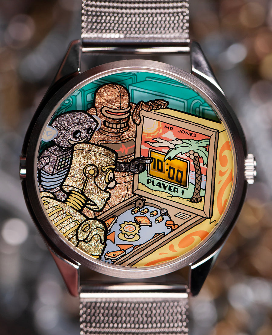 Ricochet | Pinball inspired watch | Ryan Claytor X Mr Jones Watches