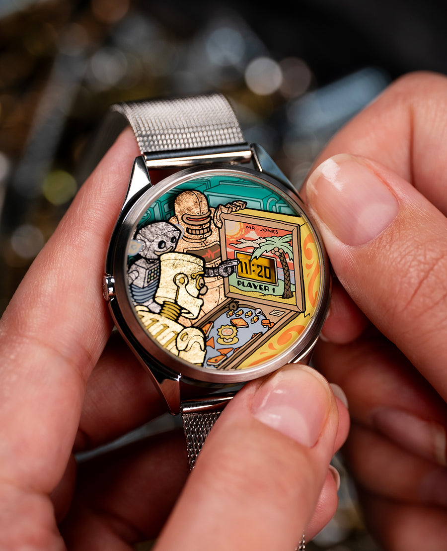 Ricochet | Pinball inspired watch | Ryan Claytor X Mr Jones Watches